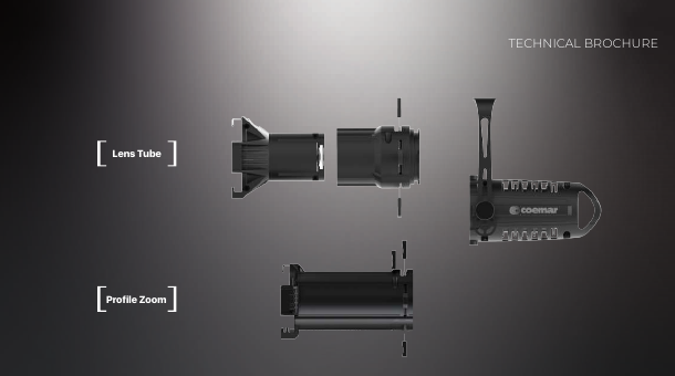 Coemar Mini LEDko Profile Fixed Optic White